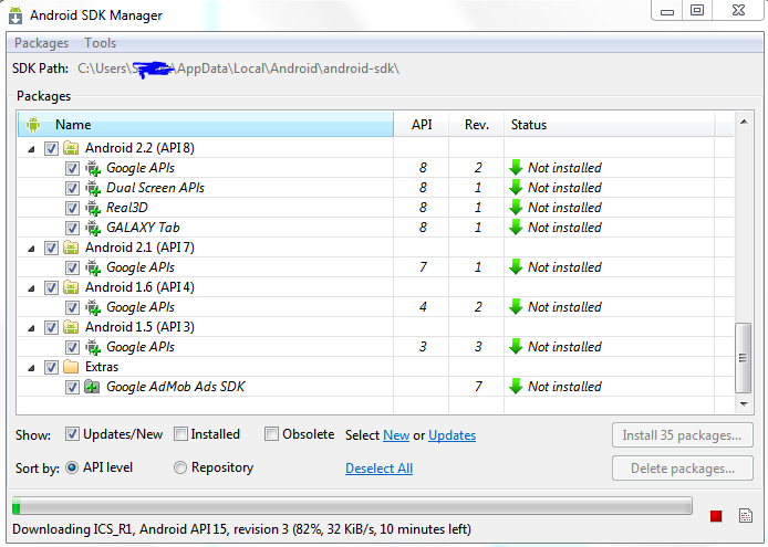 Eclipse Community Forums: Newcomers » SDK manager Eclipse Community Forums: Newcomers » SDK manager