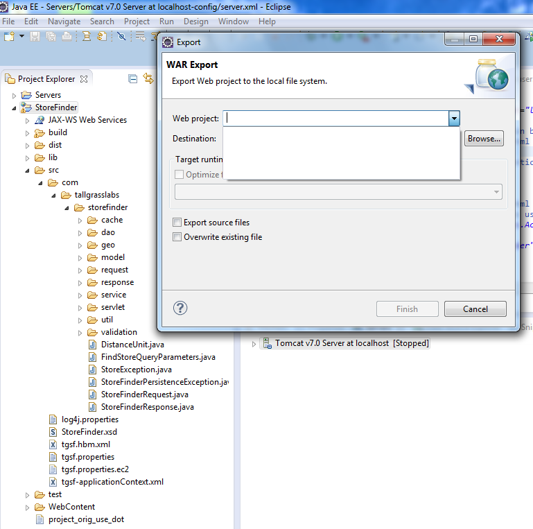 Eclipse Community Forums Servertools Wtp Project Importing Existing Web App Into Eclipse