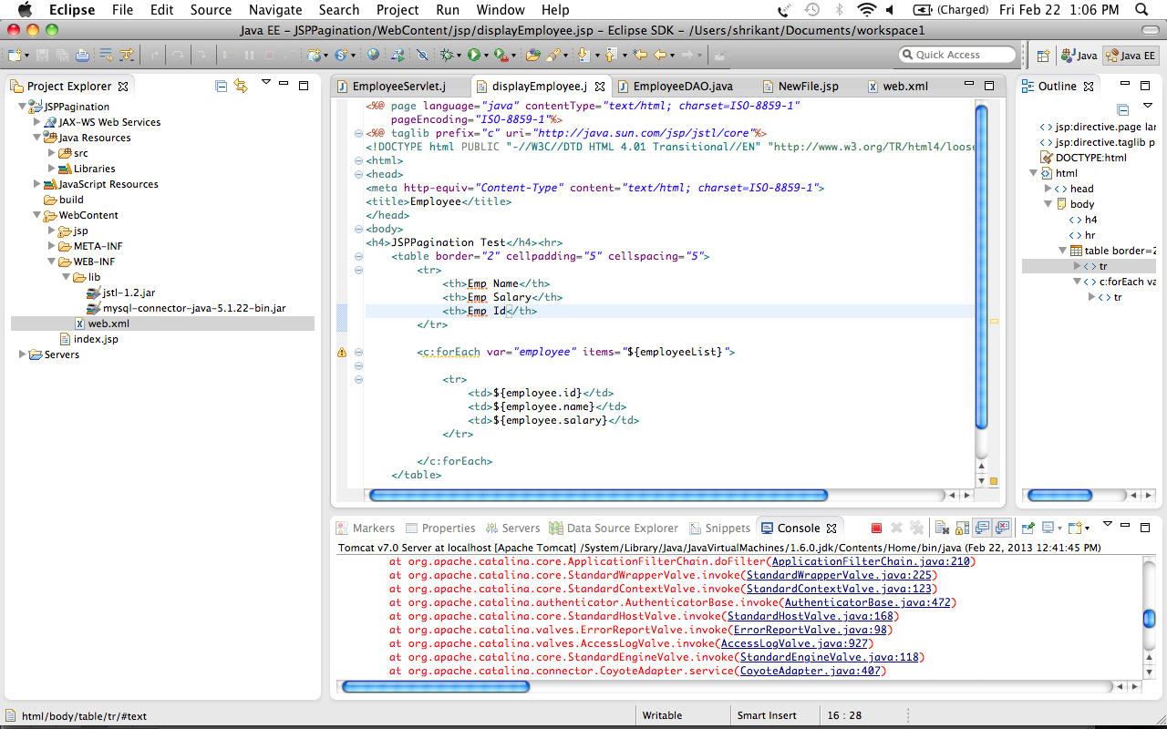 Eclipse Community Forums Java Development Tools Jdt Java Jstl No Working In Jsp