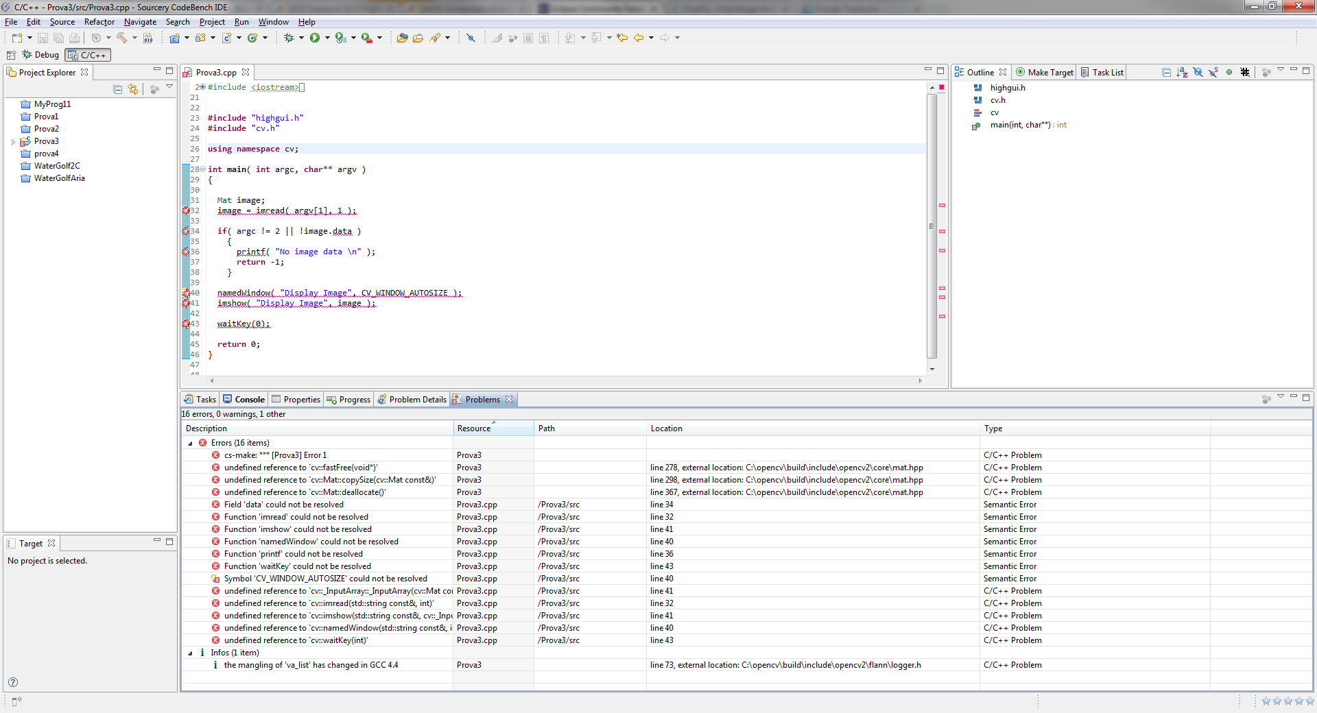 Eclipse Community Forums C C Ide Cdt Cs Make Error