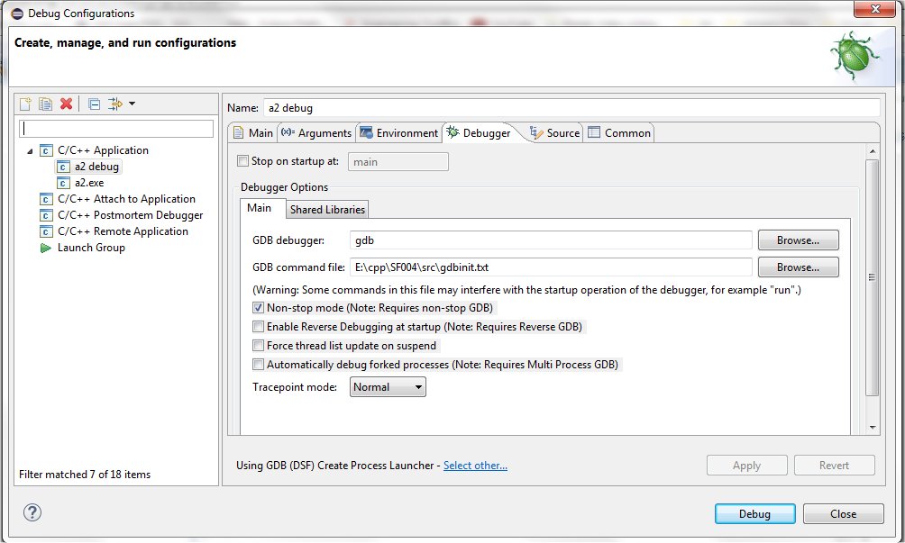 Eclipse Community Forums: C / C++ IDE (CDT) » Eclipse debugging a Qt form with strange behaviour