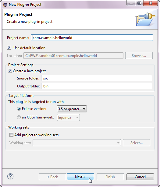Eclipse Community Forums: Plugin Development Environment (PDE) » "Plug in as a view"