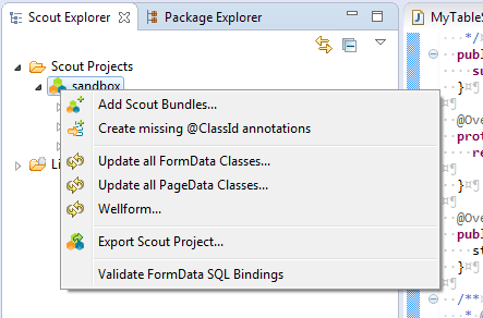 Eclipse Community Forums: Eclipse Scout » Force refresh the SDK Tree