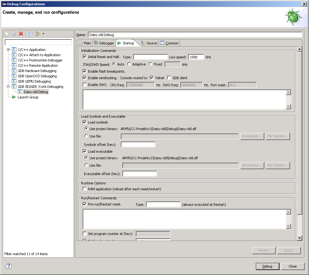 Eclipse Community Forums C C Ide Cdt Jlink Run Without Debug Or Dont Stop After