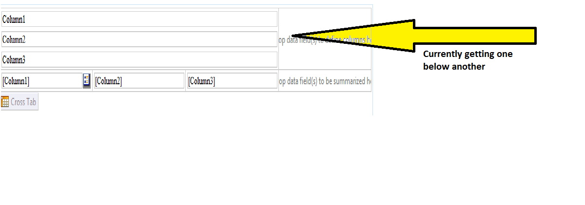 Eclipse Community Forums: BIRT » crosstab row headers
