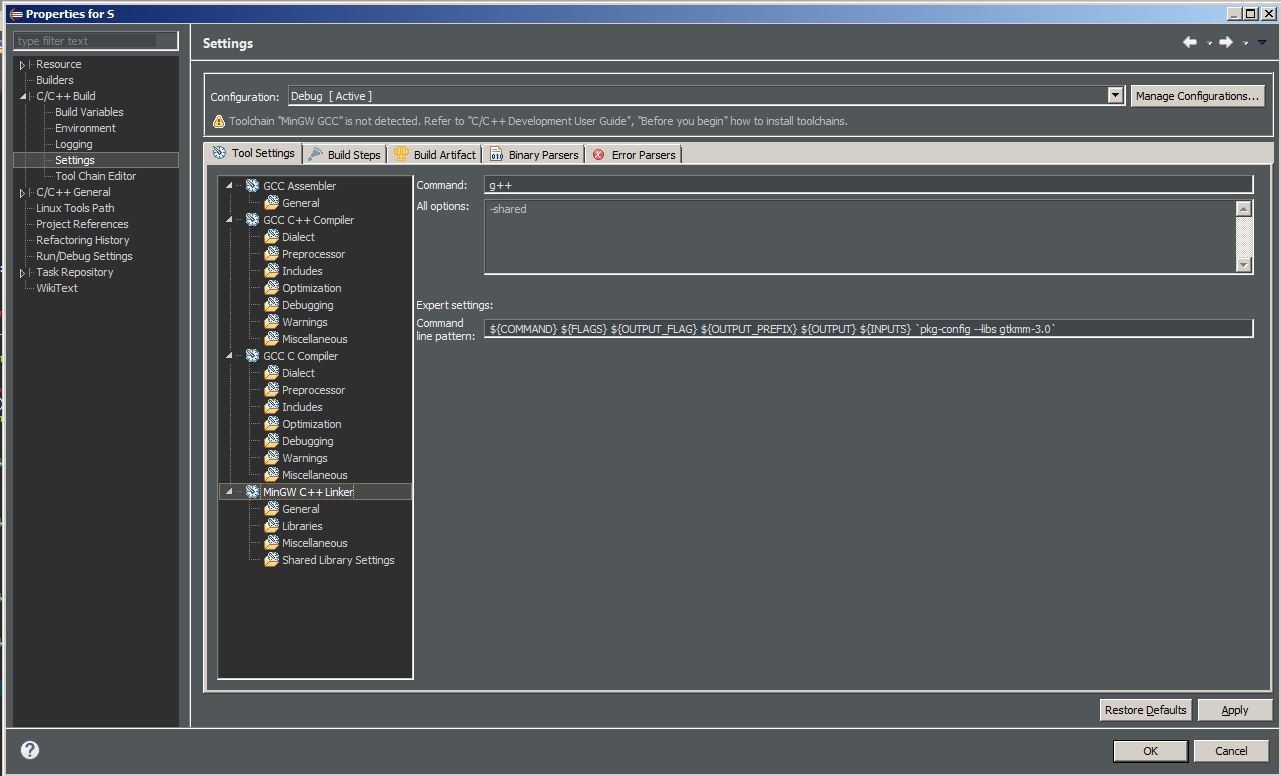 Eclipse Community Forums C C Ide Cdt Gtkmm Compilation Error