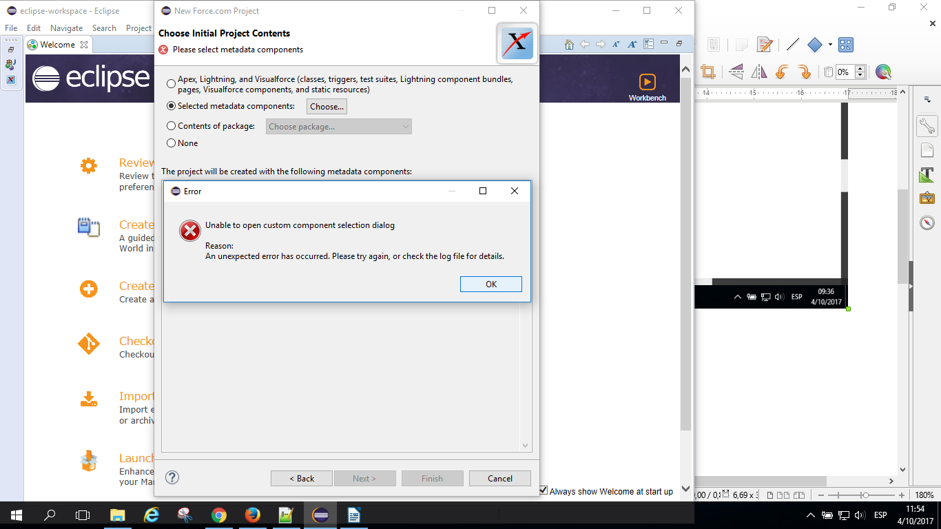 Eclipse Community Forums Newcomers Eclipse Error When Add New Project