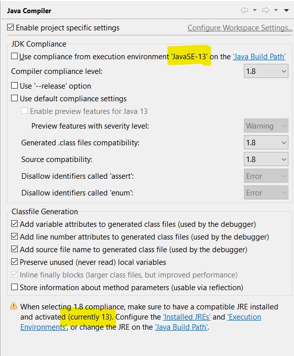 Eclipse Community Forums Java Development Tools Jdt Java 13 Compile But Not Run