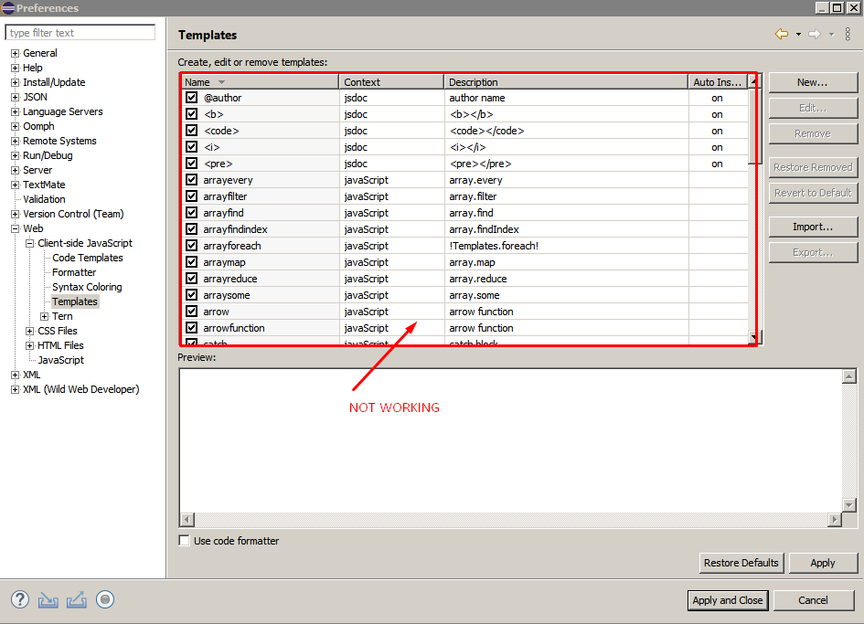 Eclipse Community Forums Eclipse Web Tools Platform Project Wtp Js Template In Generic Text
