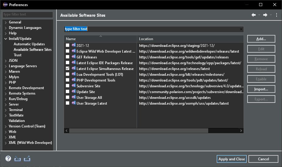 Eclipse Community Forums: Newcomers » Check for Updates - The operation ...